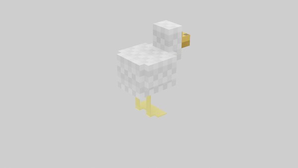 modelo 3d pollo minecraft - TurboSquid 1978196