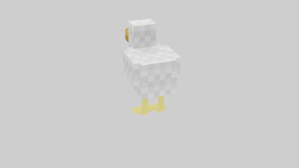 modelo 3d pollo minecraft - TurboSquid 1978196