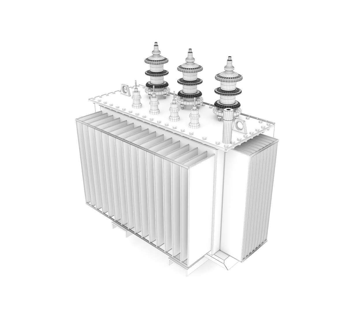 Electrical Transformer Medium Voltage Model - TurboSquid 1892995