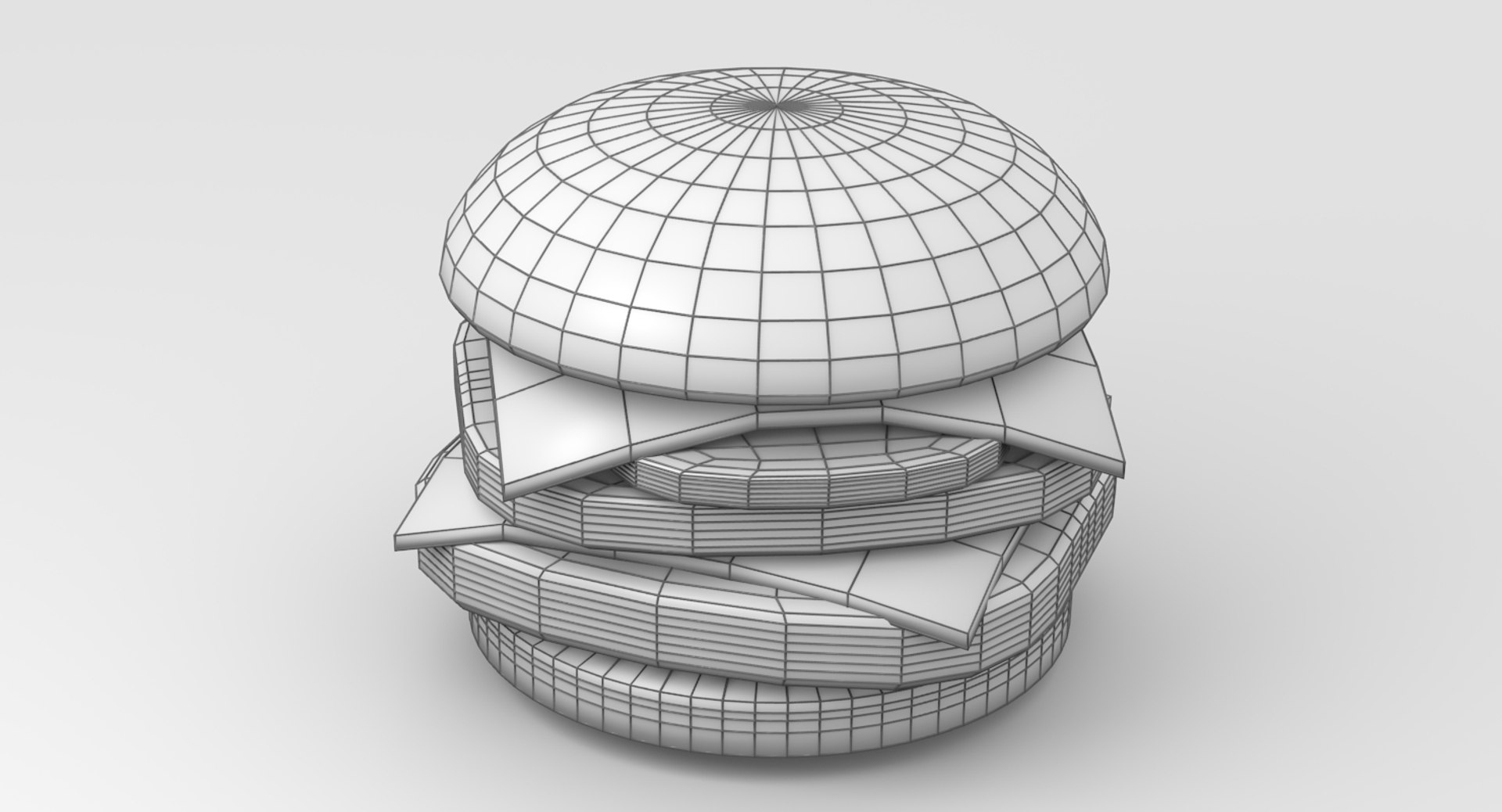 Hamburger 3d Model
