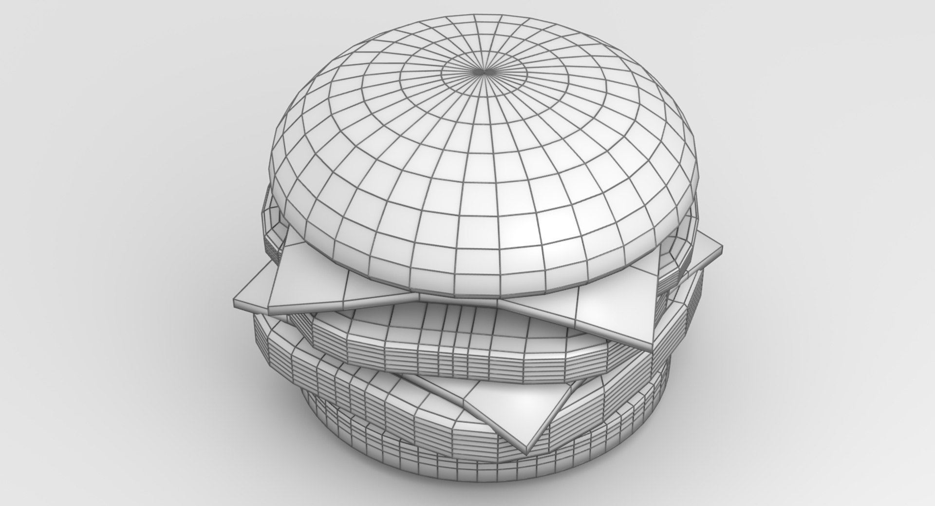 Hamburger 3d Model