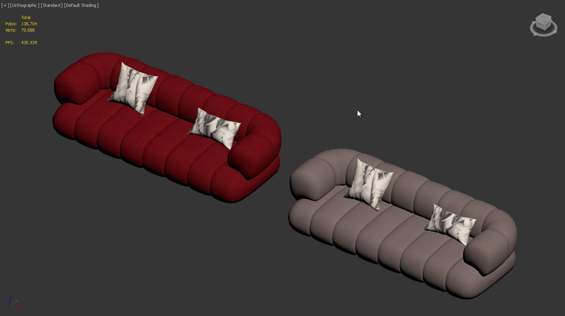 3D Intermede Sofa 3 Seater By Roche Bobois - TurboSquid 1720337