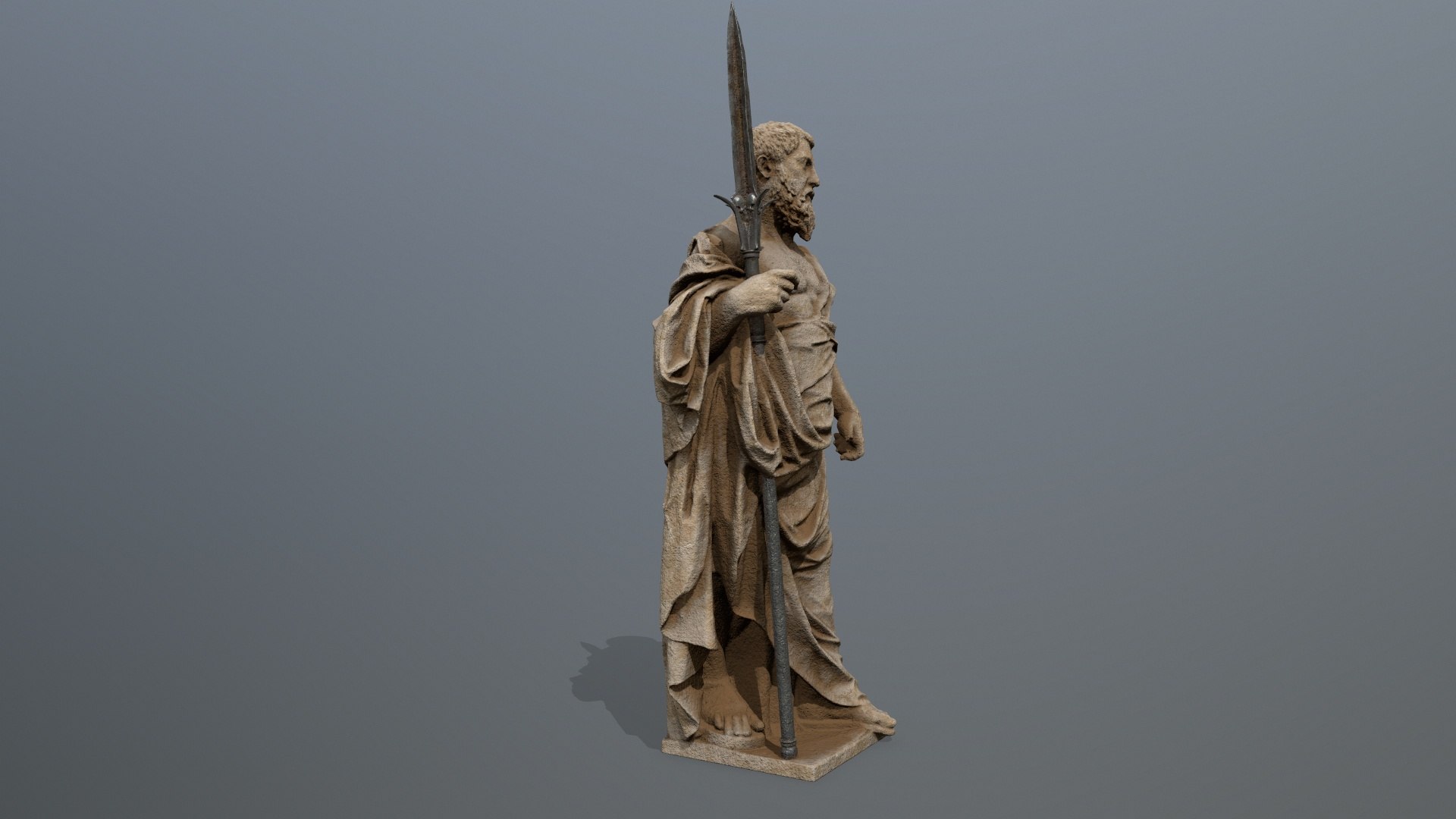 Man Statue 3D Model - TurboSquid 2365436