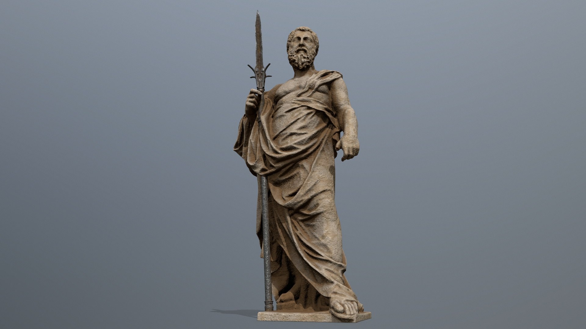 Man Statue 3D Model - TurboSquid 2365436