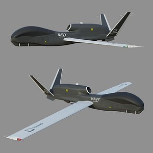 3D Rq-4 Global Hawk Models - Browse & Download Formats - TurboSquid