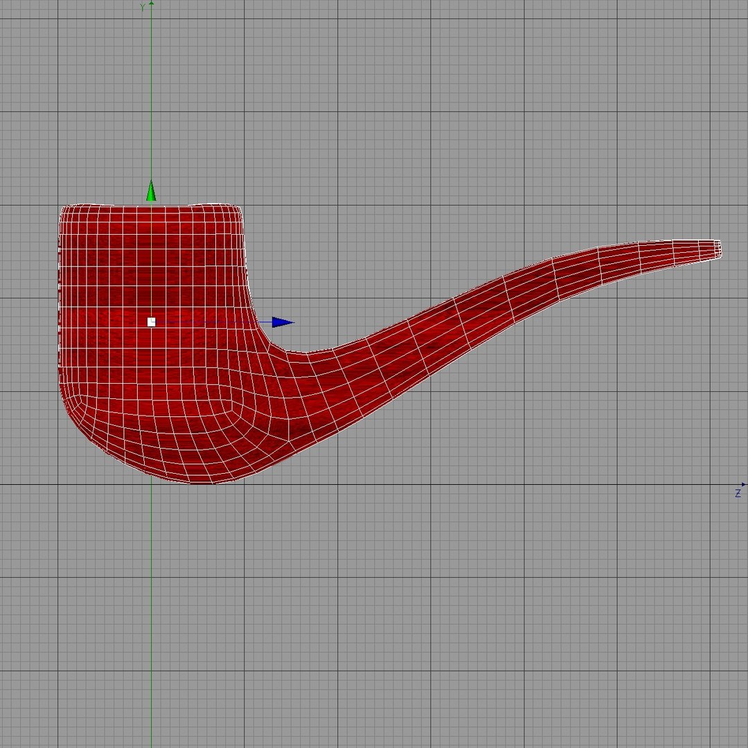 3d Wooden Smoking Pipe