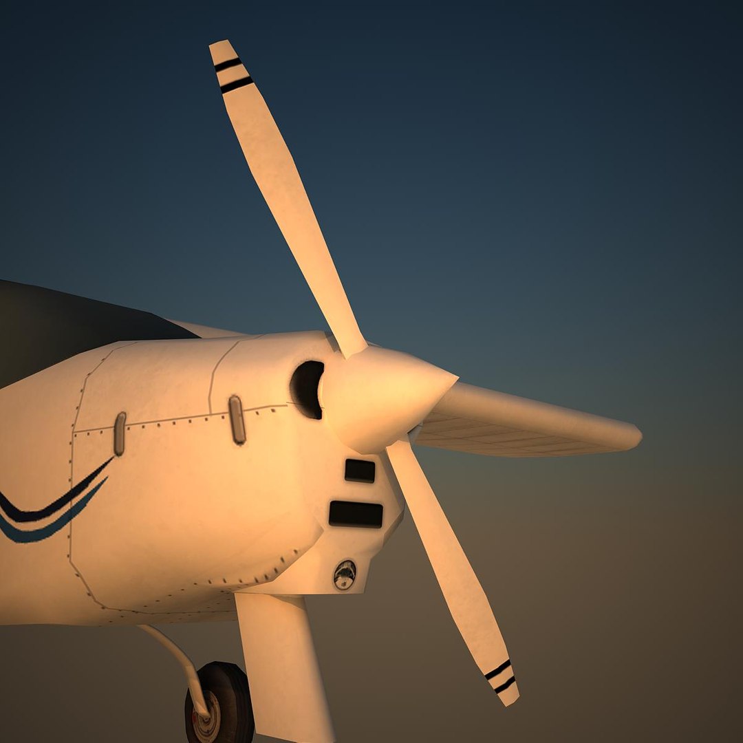 tecnam p92 cmc 3d max