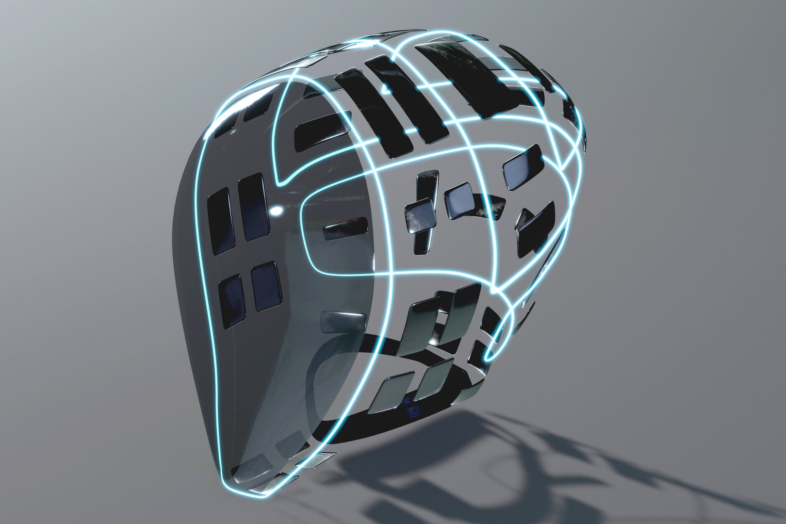 3D Helmet Futuristic Sci-Fi PBR Model - TurboSquid 1747521