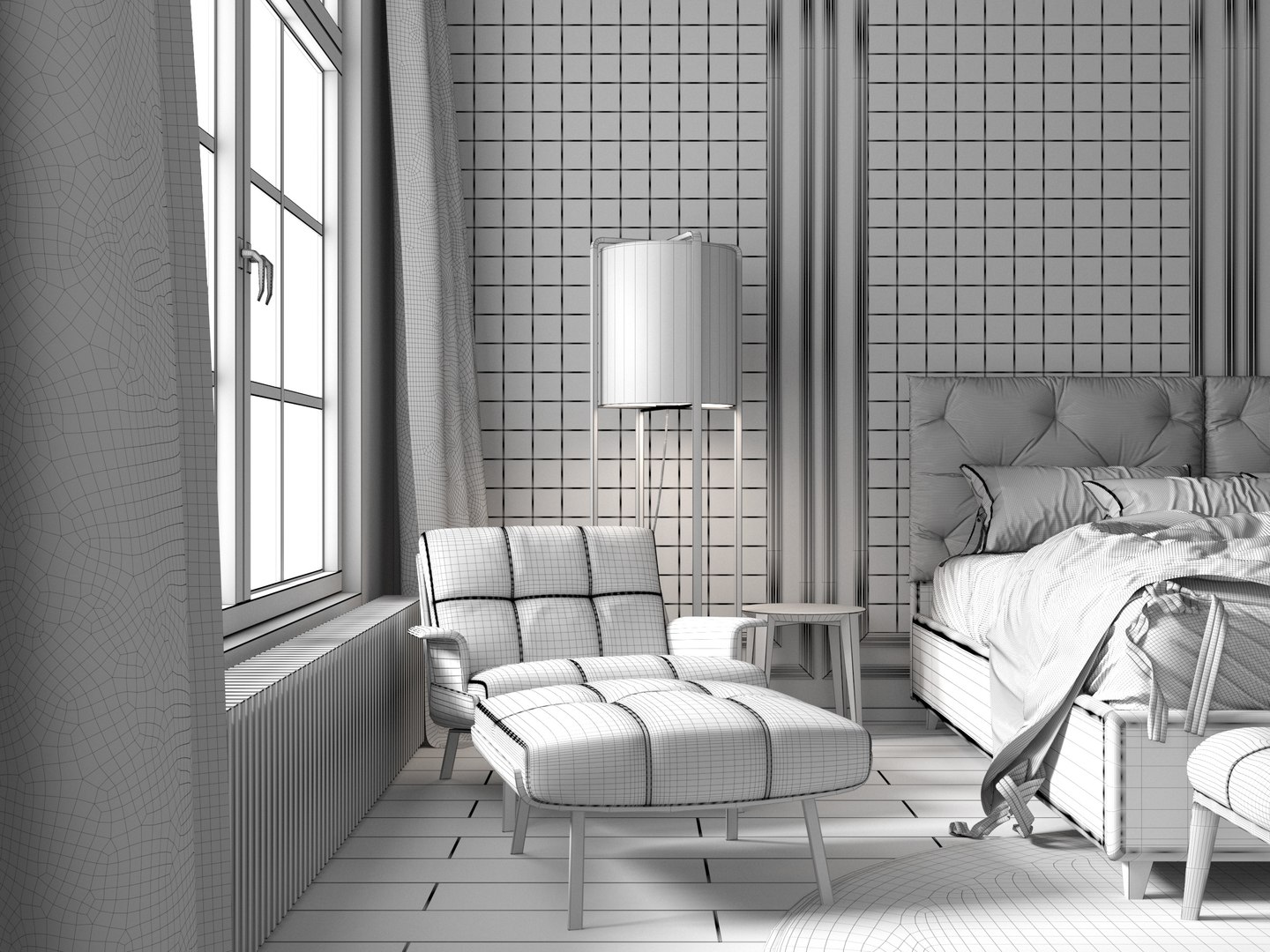 Full Modern Interior 3D Model 3D Model - TurboSquid 1843479