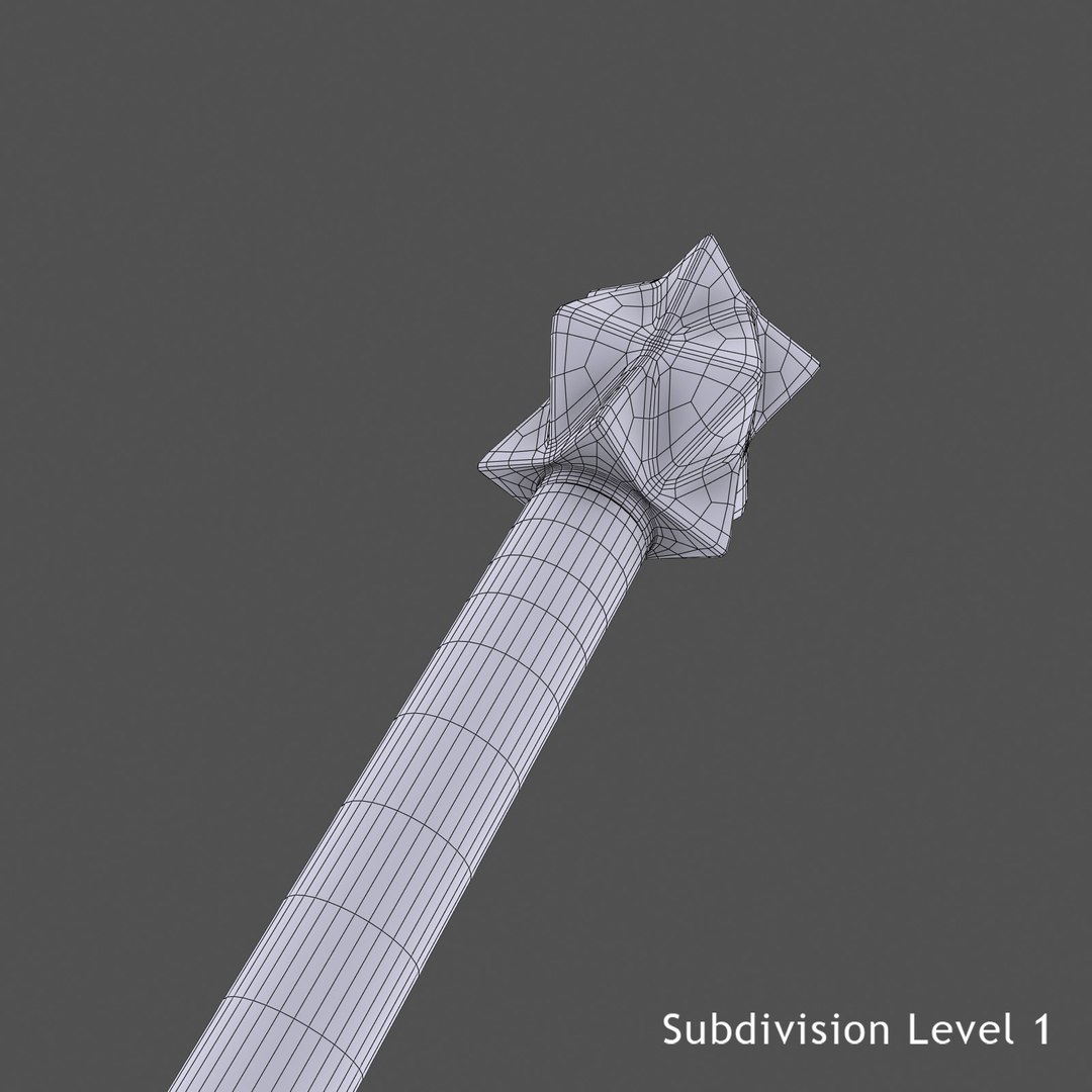 3d Medieval Mace Model