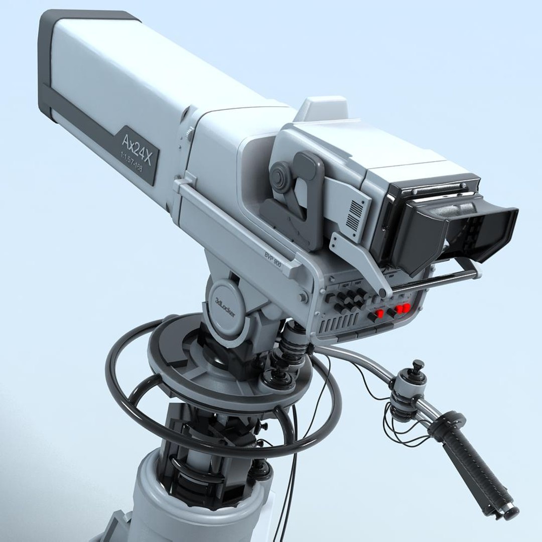 camcorder sony bvp-900 multiformat 3d model
