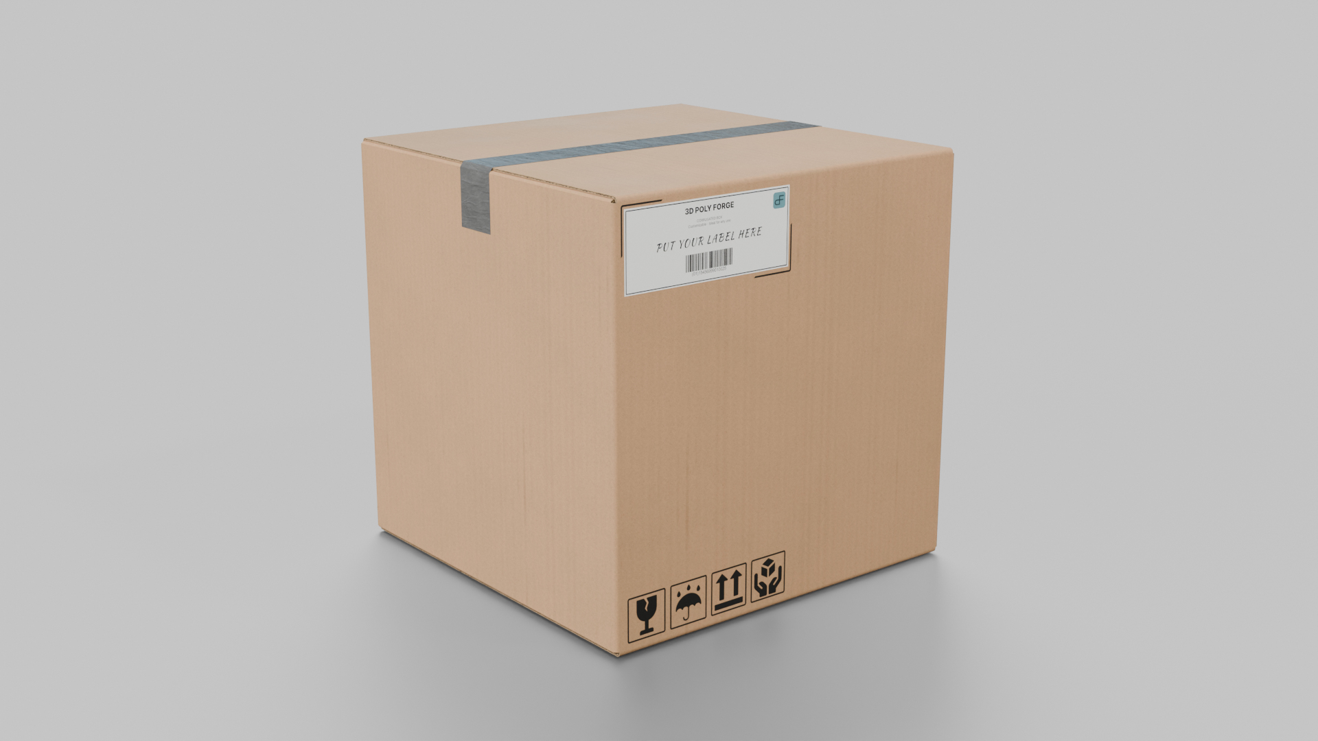 All-Purpose Cardboard Box Bundle - Rigged And Customizable 3D Model ...