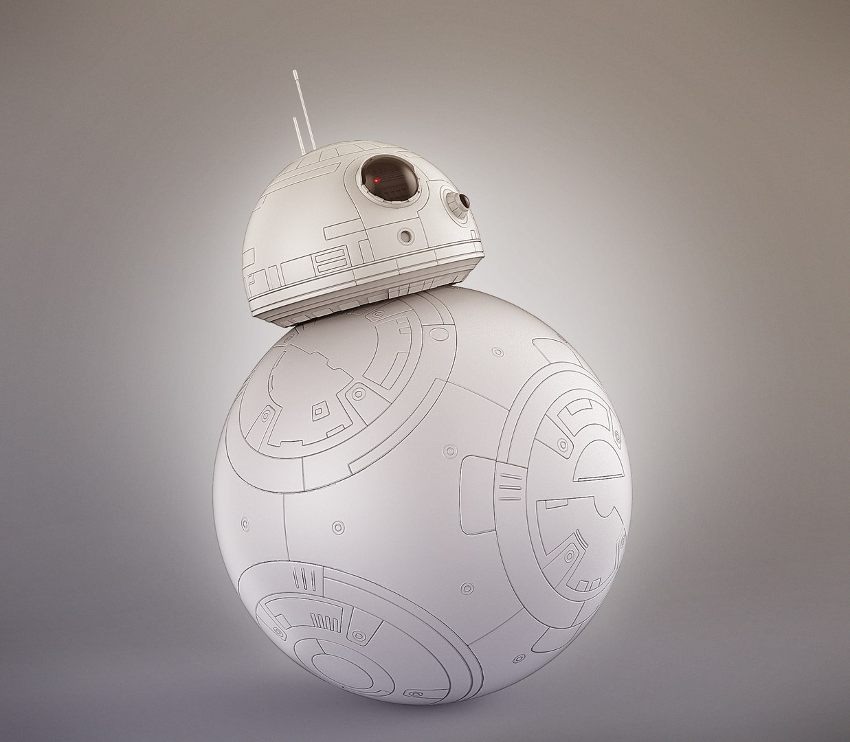 Bb-8 Bb8 3d 3ds