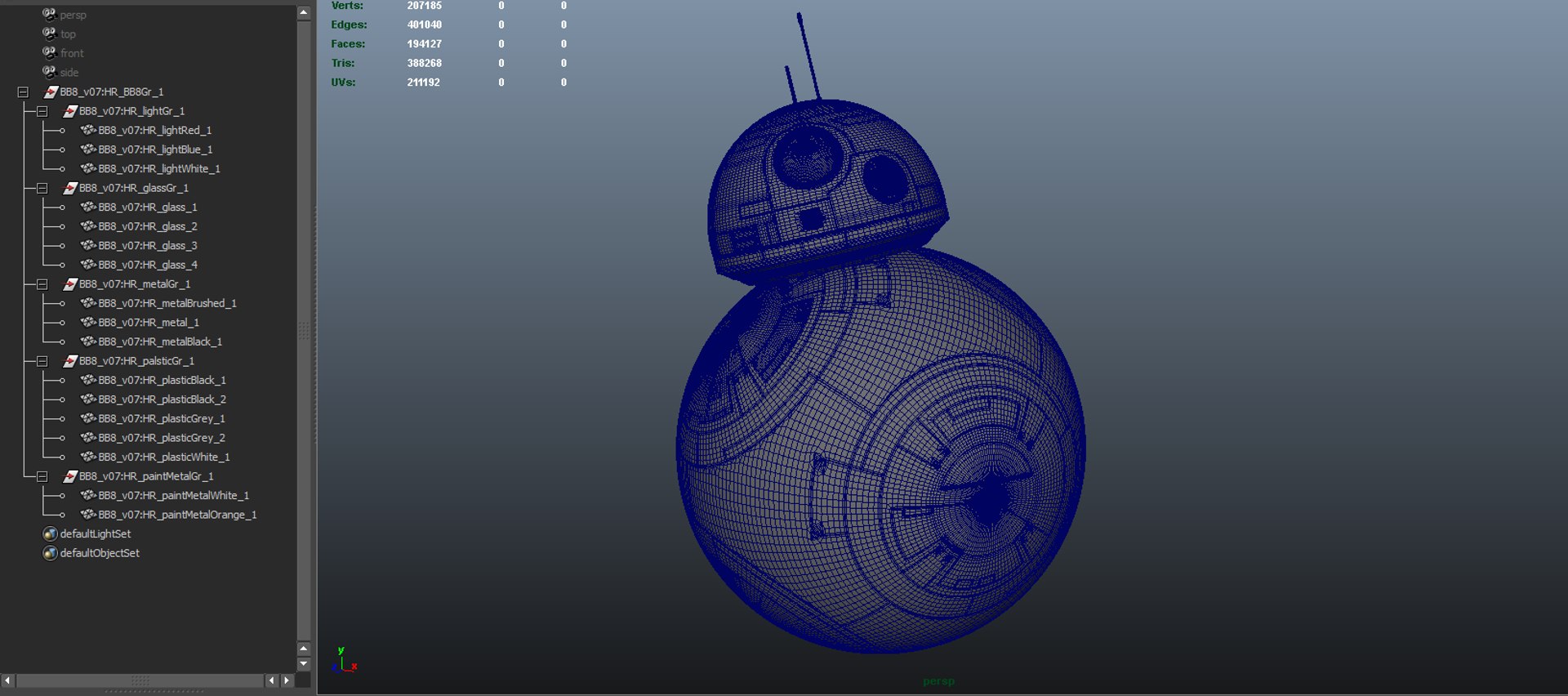Bb-8 Bb8 3d 3ds