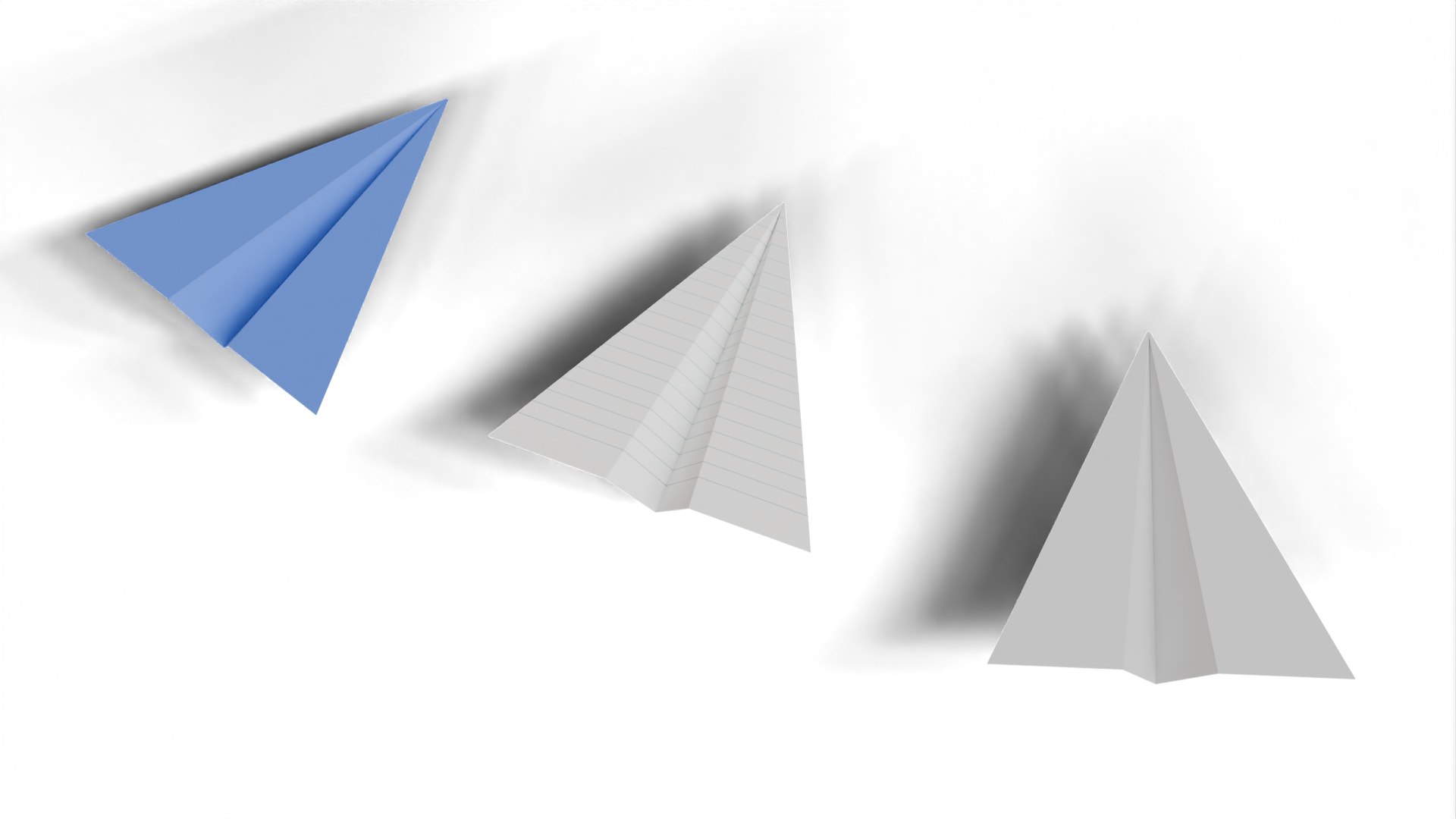 3D Paper Airplane - TurboSquid 2229562