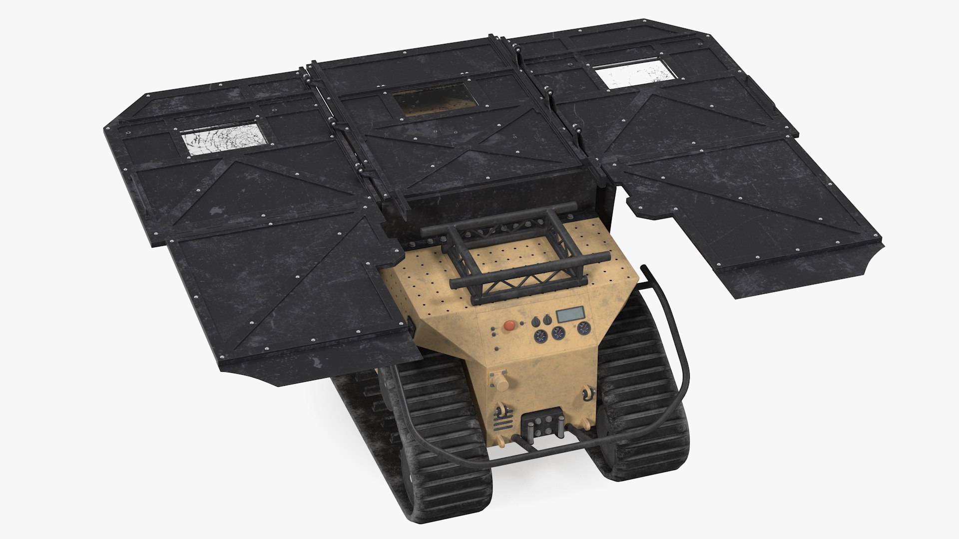 3D Damaged Rbs1 Swat Bot Model - TurboSquid 1521088