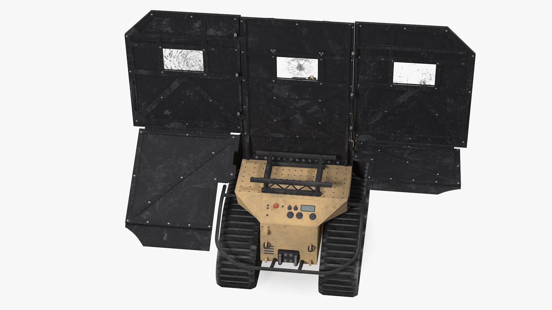3D damaged rbs1 swat bot model - TurboSquid 1521088