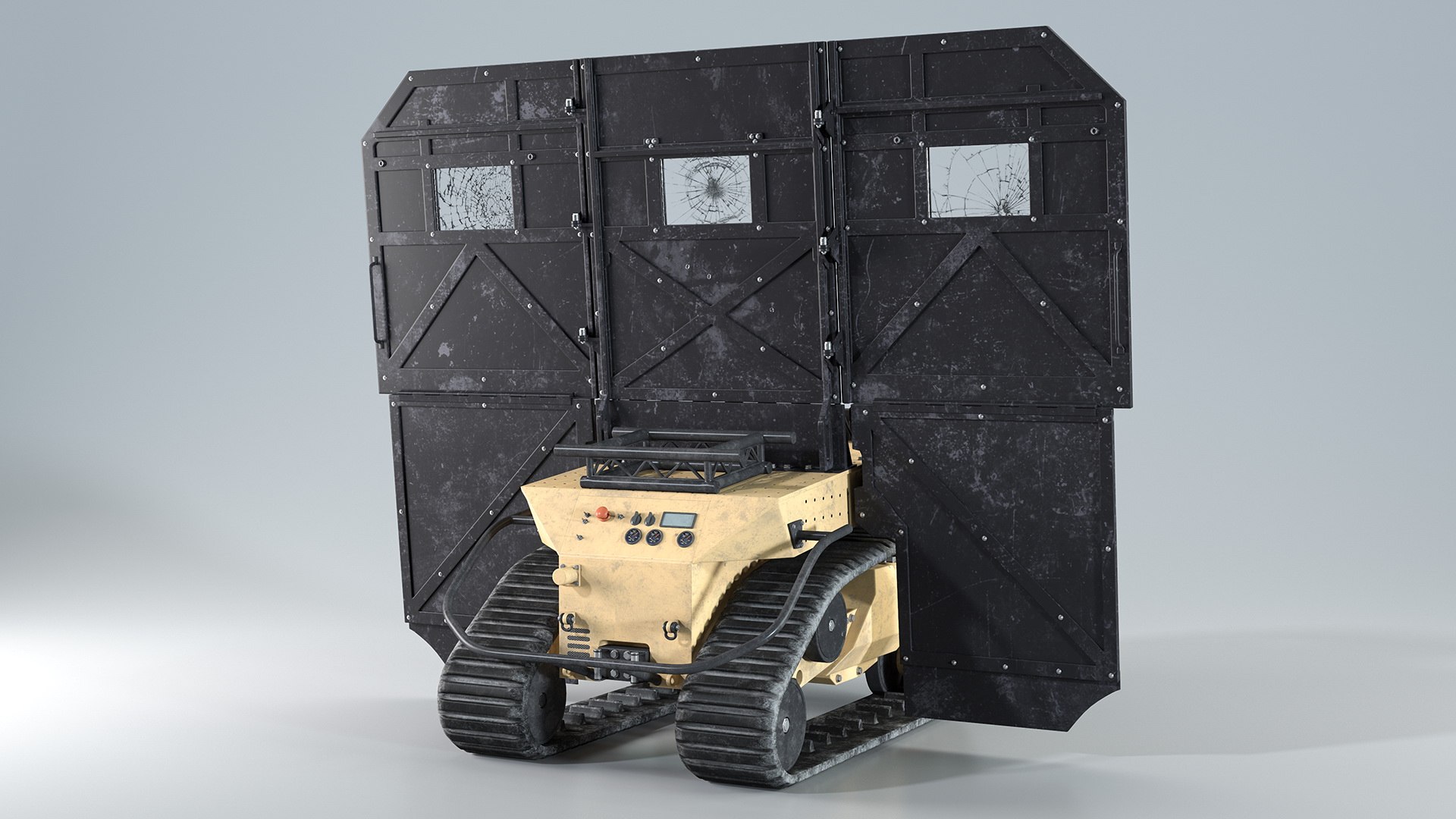 3D Damaged Rbs1 Swat Bot Model - TurboSquid 1521088