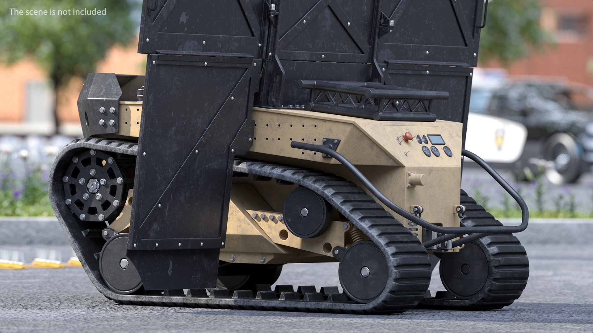 3D Damaged Rbs1 Swat Bot Model - TurboSquid 1521088