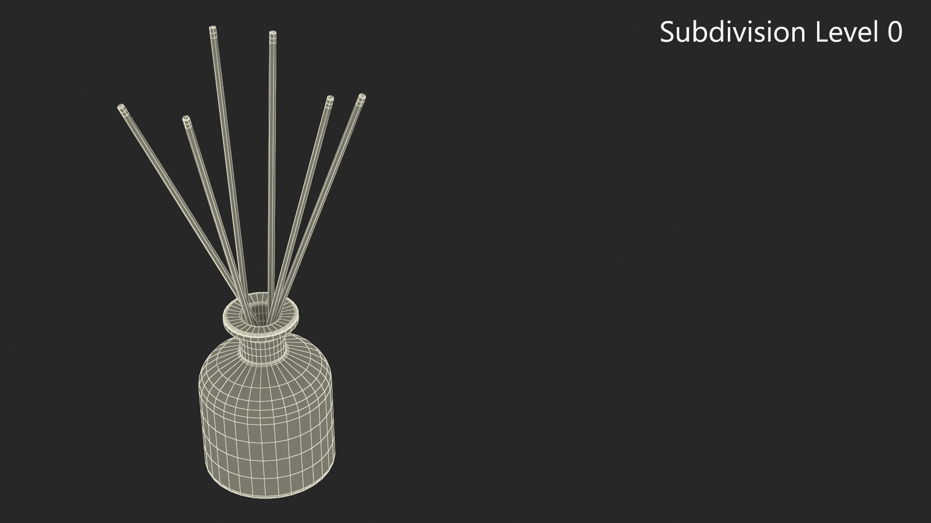 3D Aroma Reed Diffuser Bottle With Sticks - TurboSquid 2015373