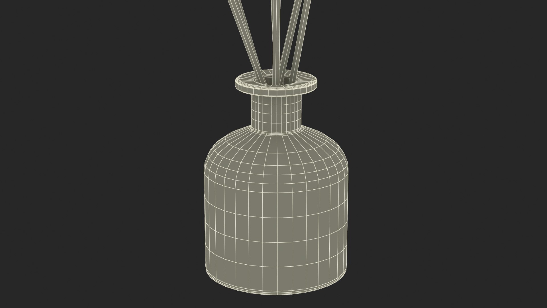 3D Aroma Reed Diffuser Bottle with Sticks - TurboSquid 2015373