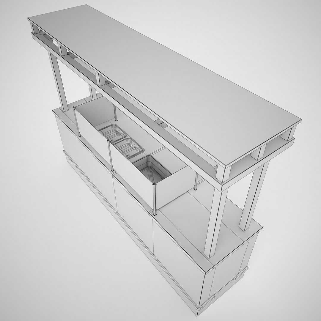 3ds max concession stand