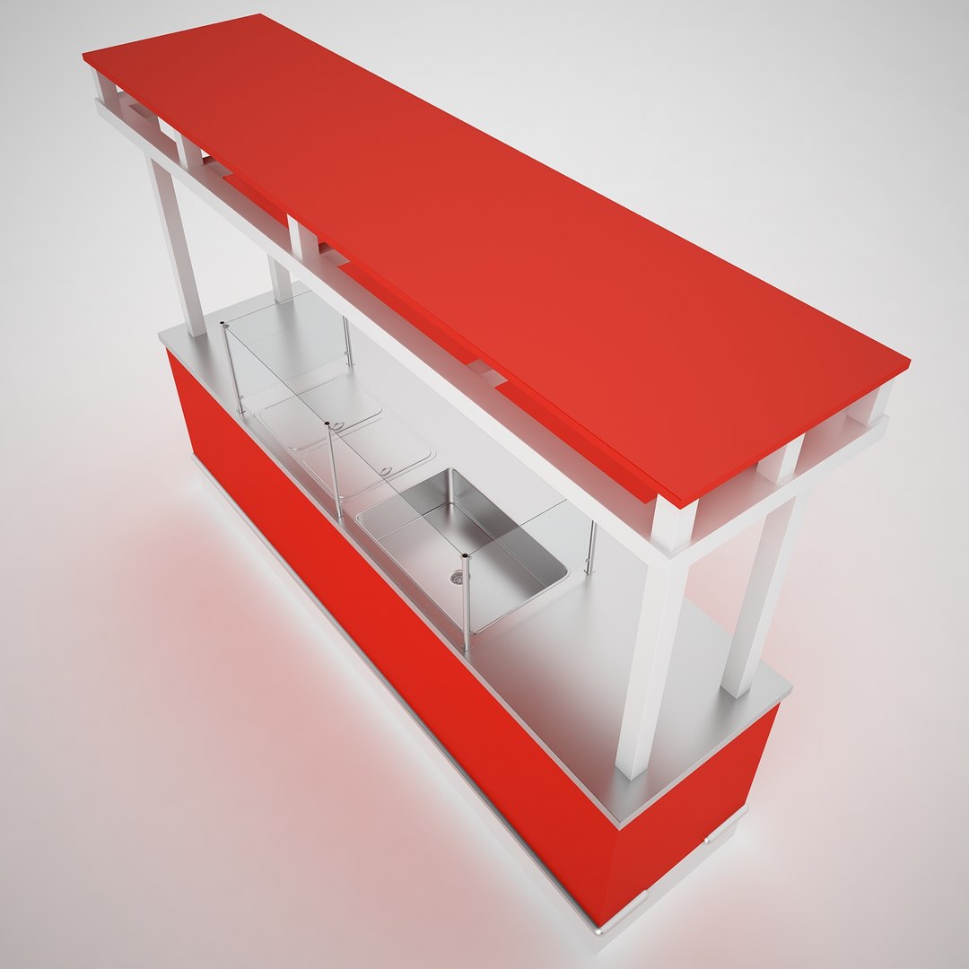 3ds max concession stand