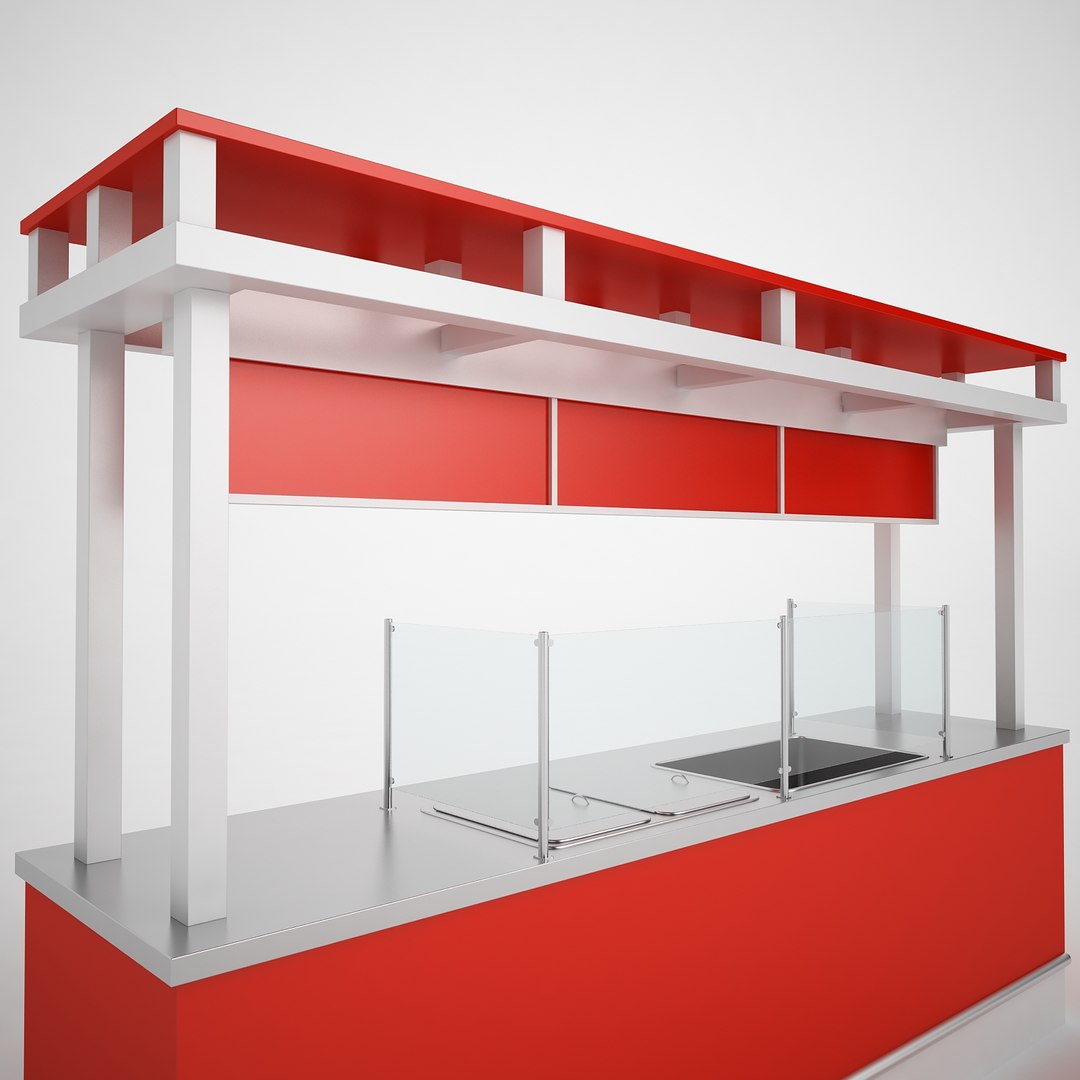 3ds max concession stand