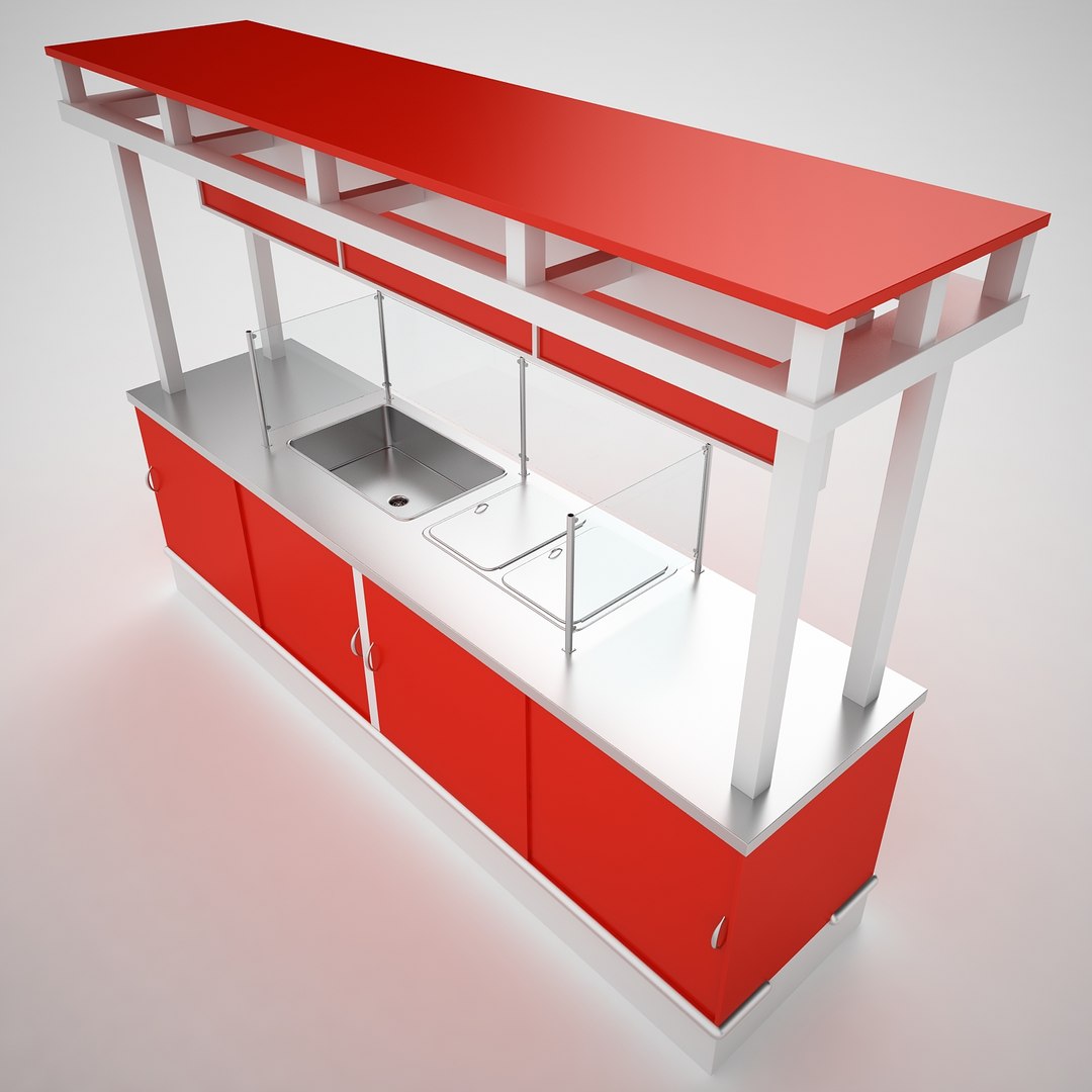 3ds max concession stand