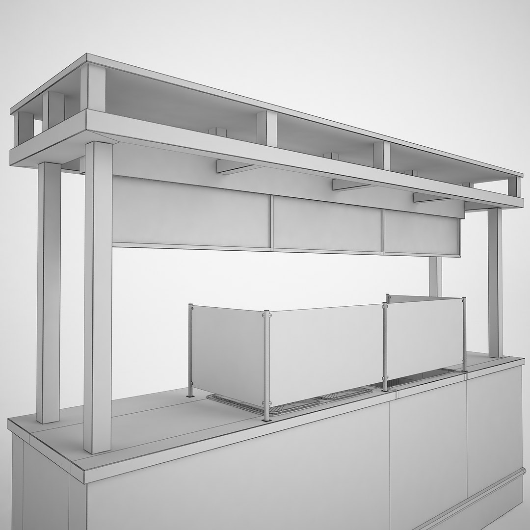 3ds max concession stand