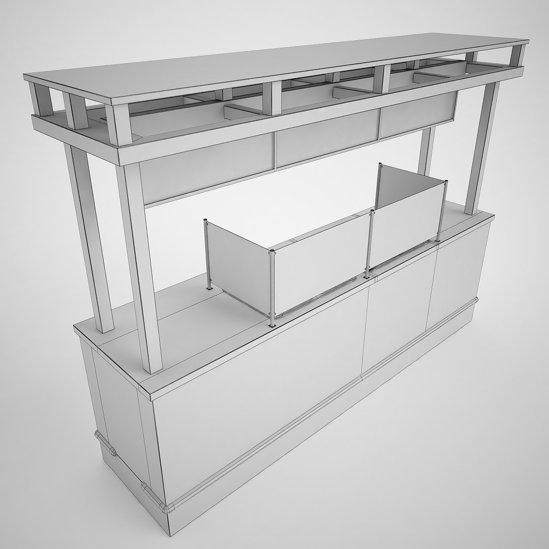 3ds max concession stand