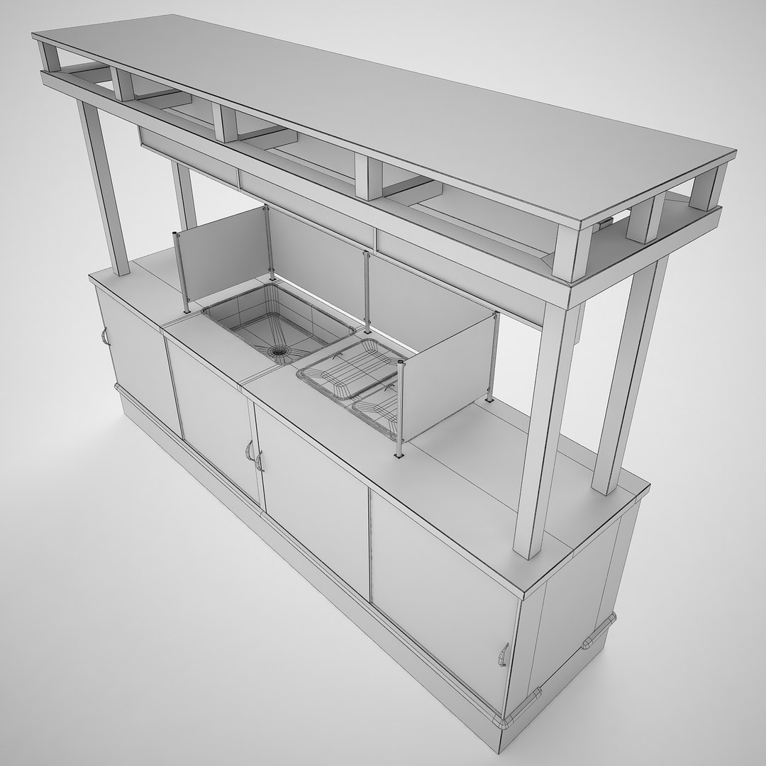 3ds max concession stand