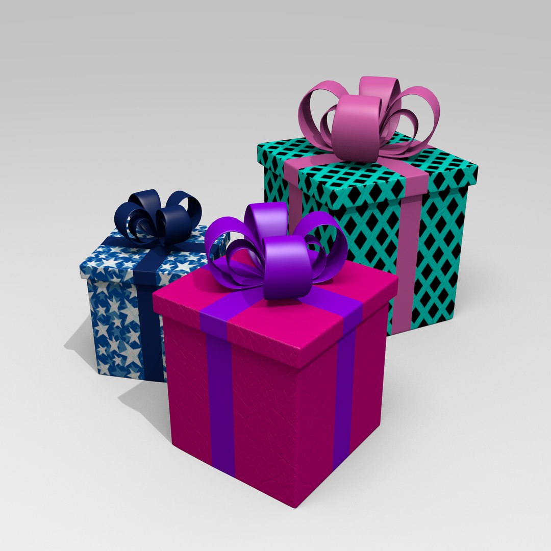 gifts 3d model