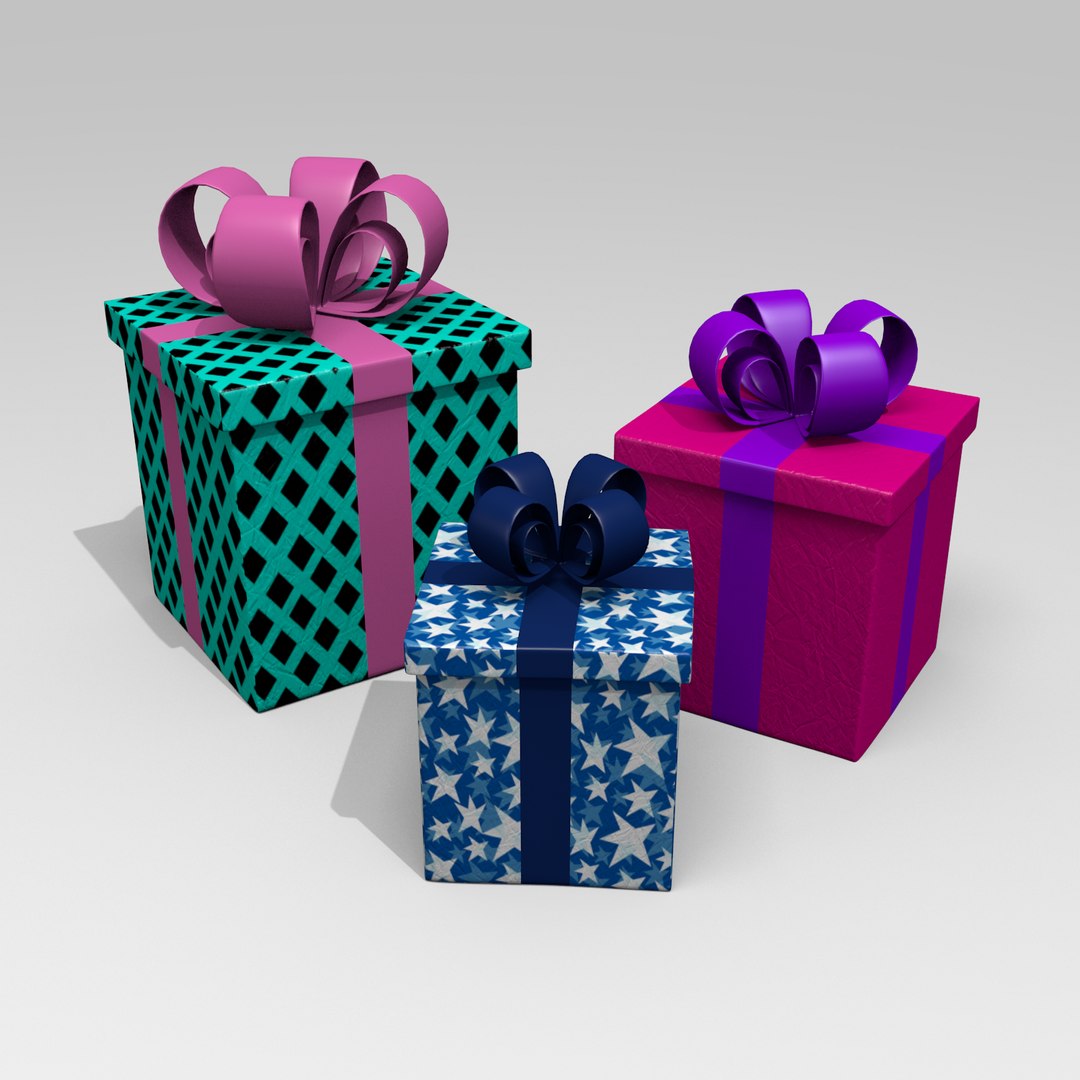 gifts 3d model