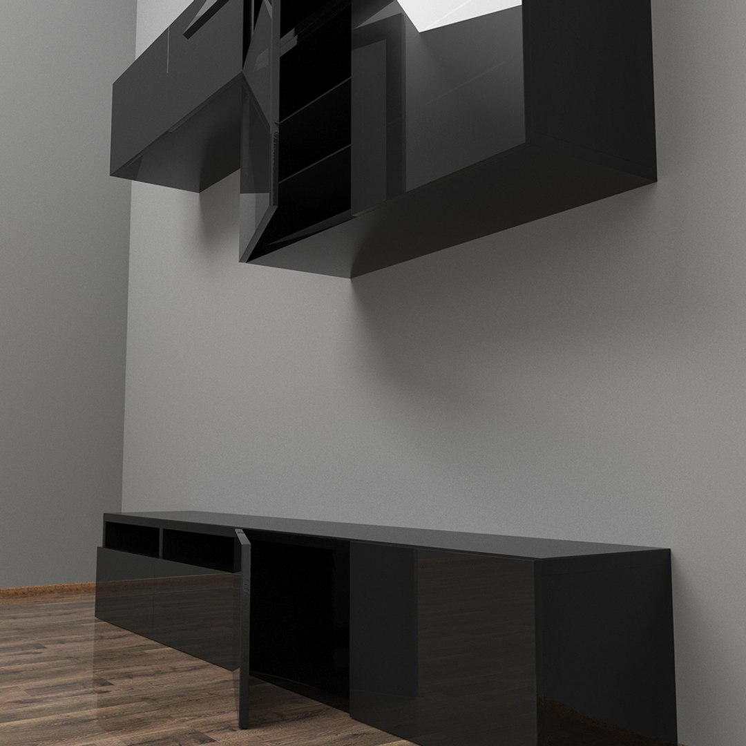 3D tv unit - TurboSquid 1315839