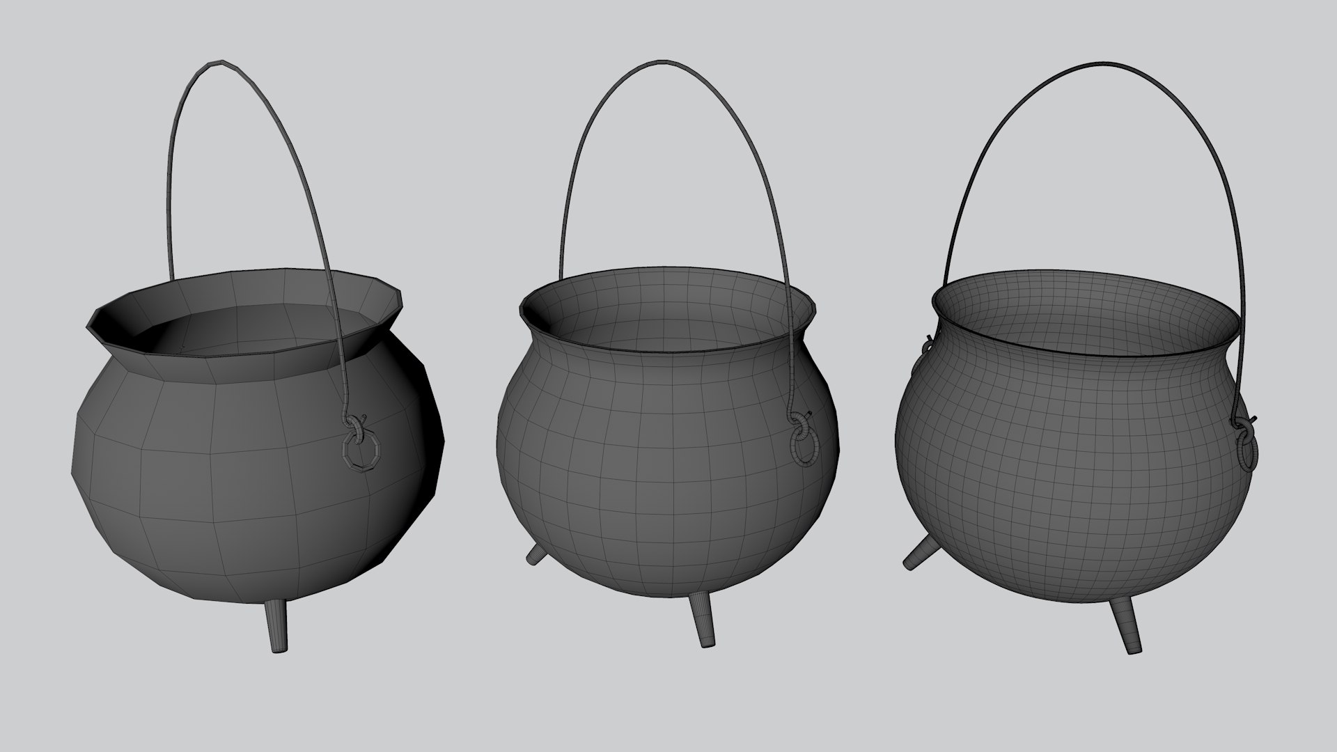 3D Cauldron - TurboSquid 1932231
