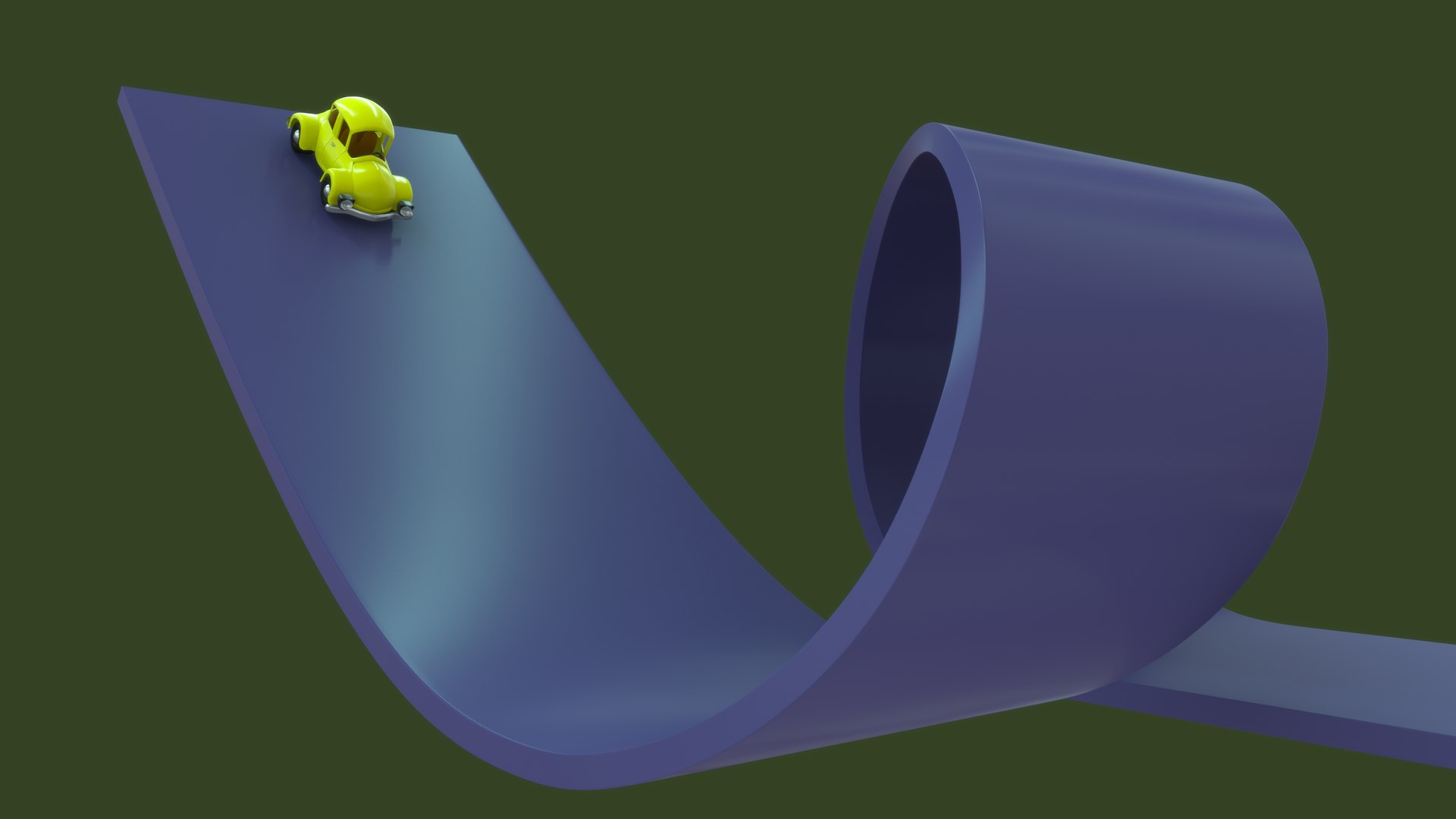 3D Hot Wheels Toy Car With Racing Track Model - TurboSquid 2184988