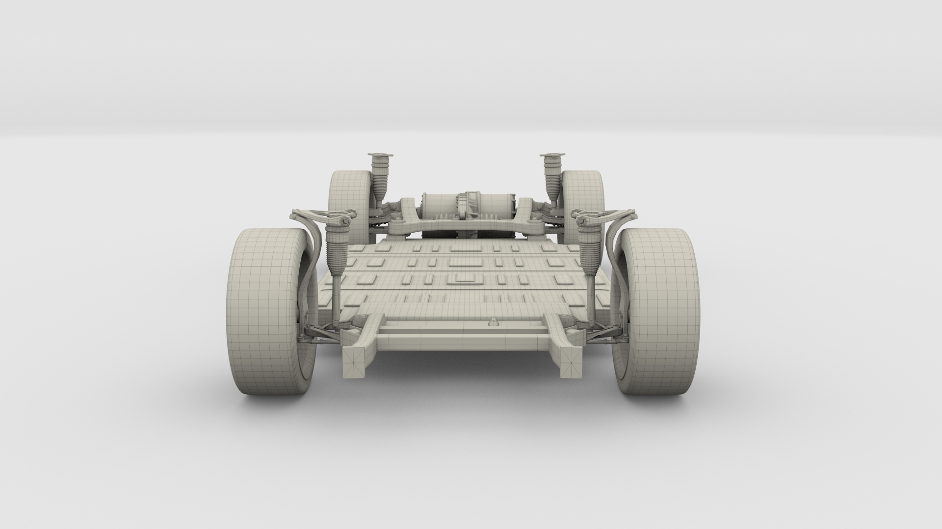 obj tesla 3 chassis
