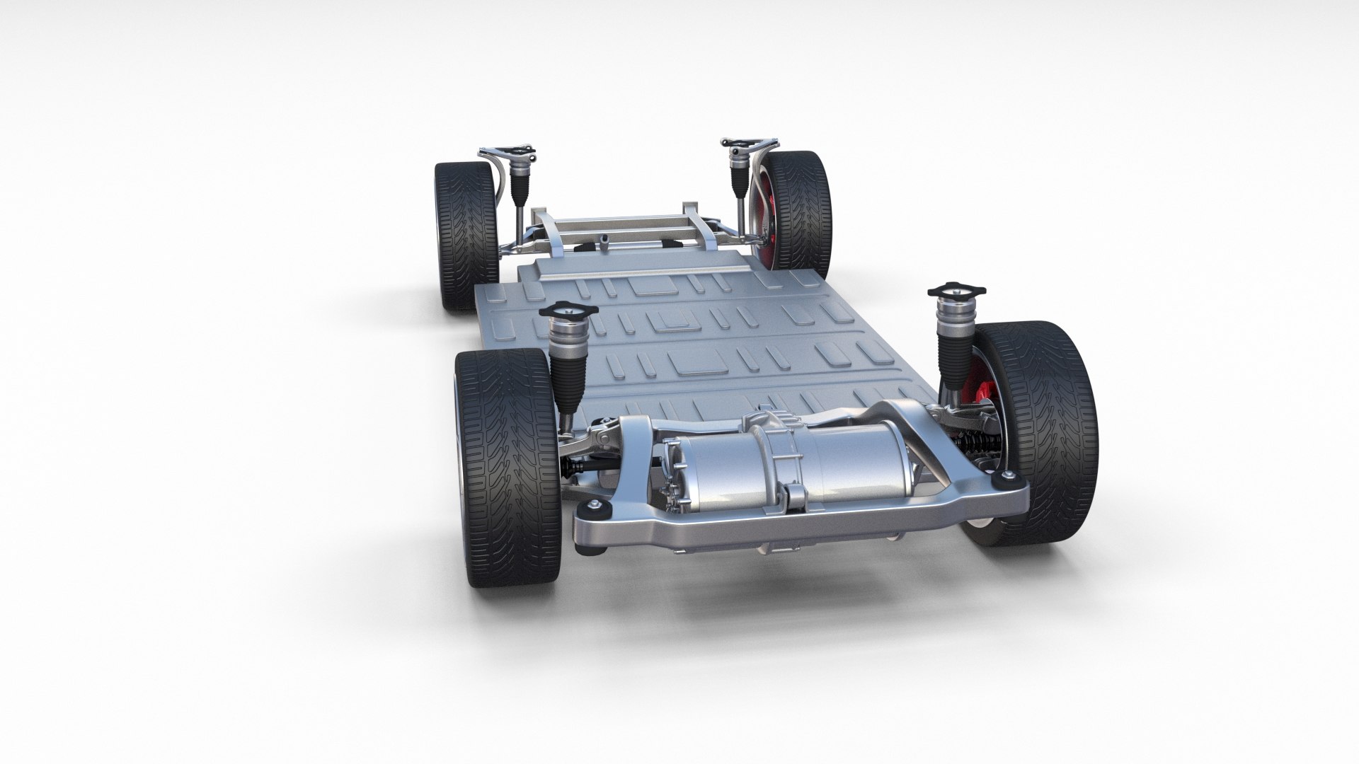obj tesla 3 chassis