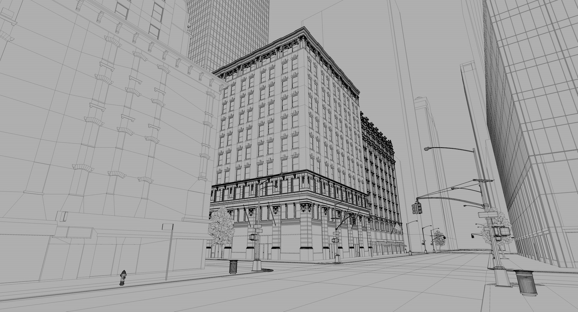 3D model Generic Manhattan Street - TurboSquid 2068619