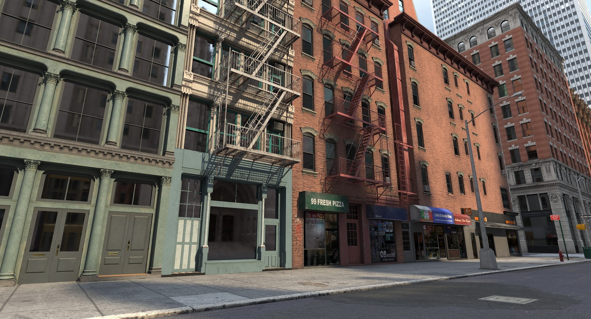 3D model Generic Manhattan Street - TurboSquid 2068619