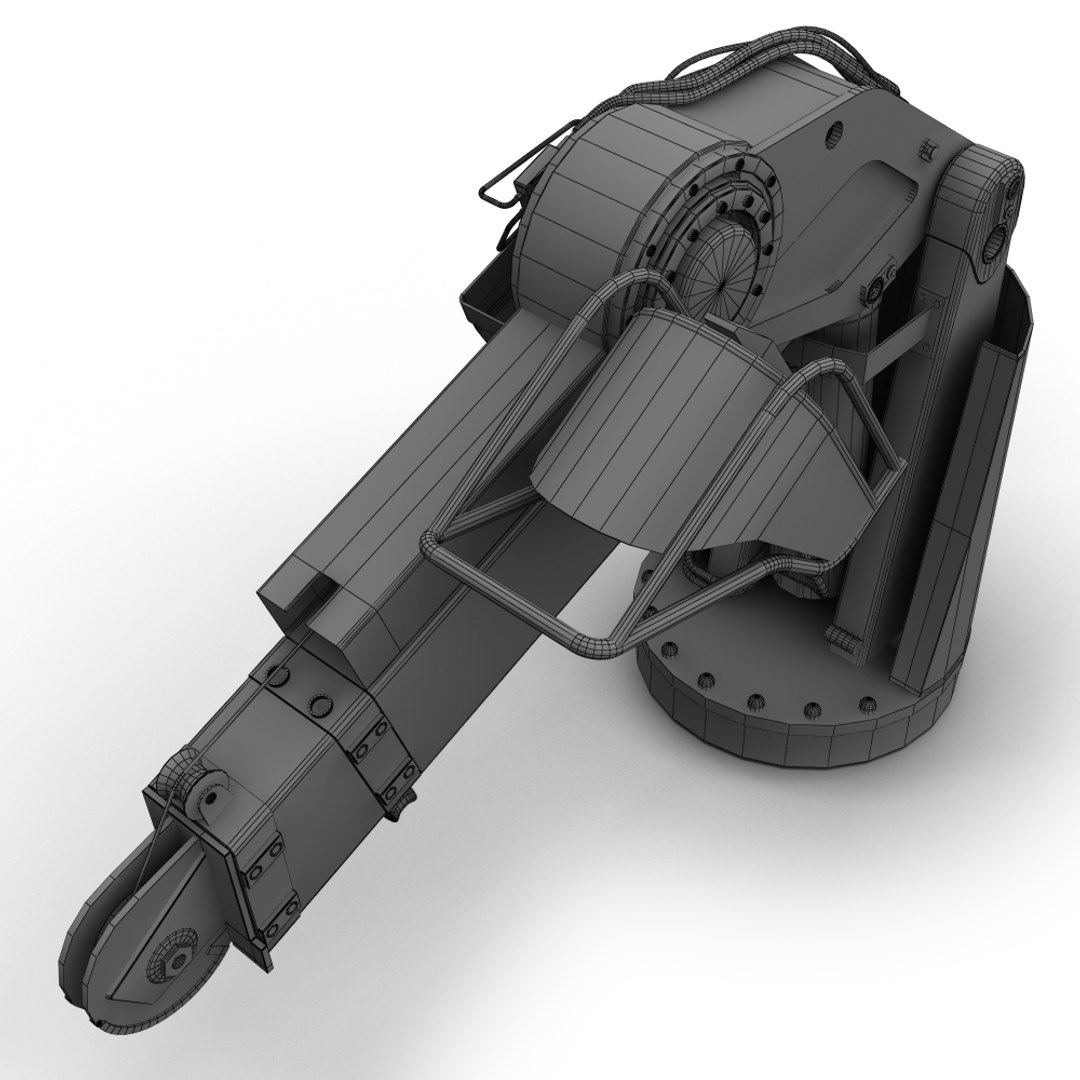 3d 3ds Small Crane Truck Industrial