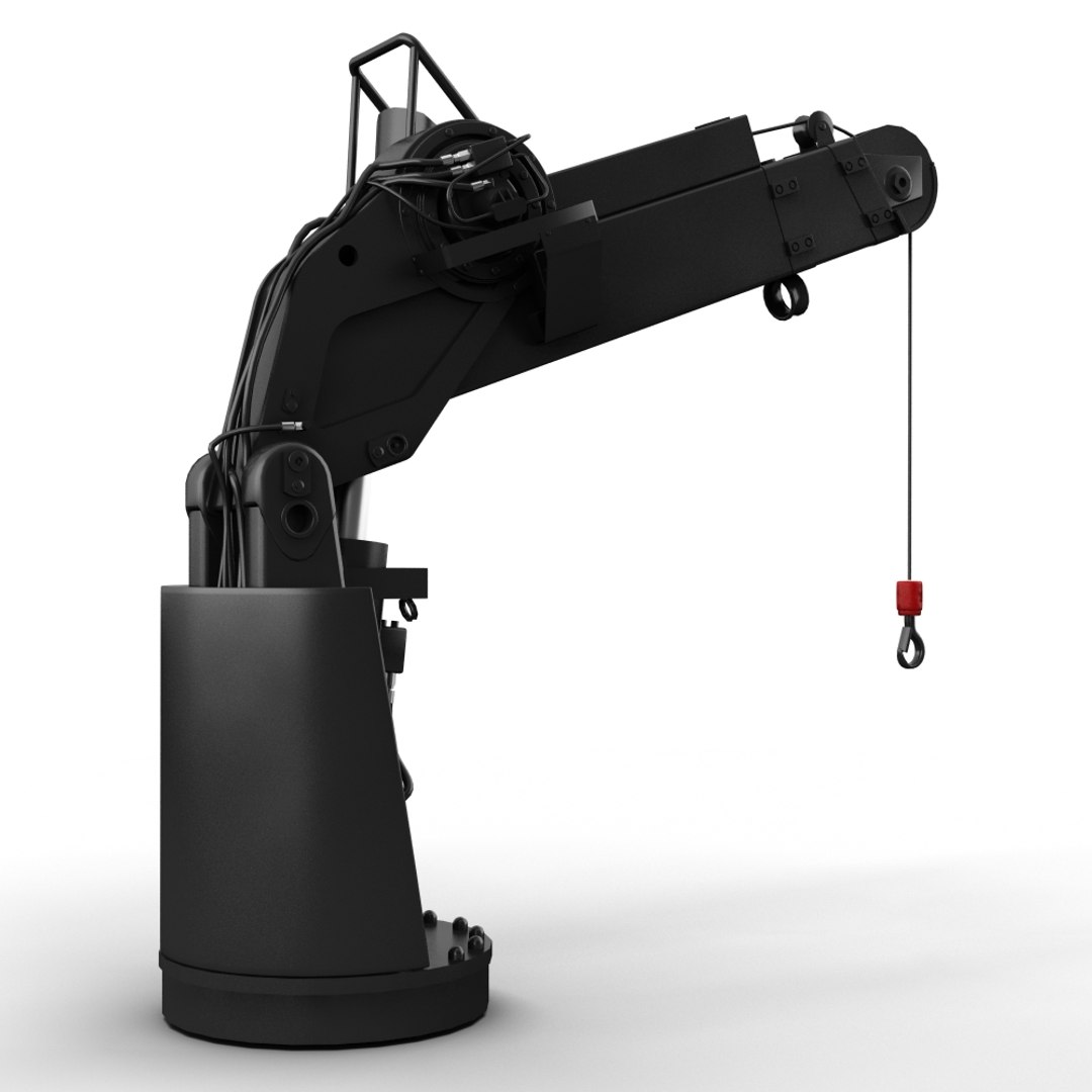 3d 3ds Small Crane Truck Industrial