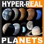 Max Hyper-real Earth Moon Planets