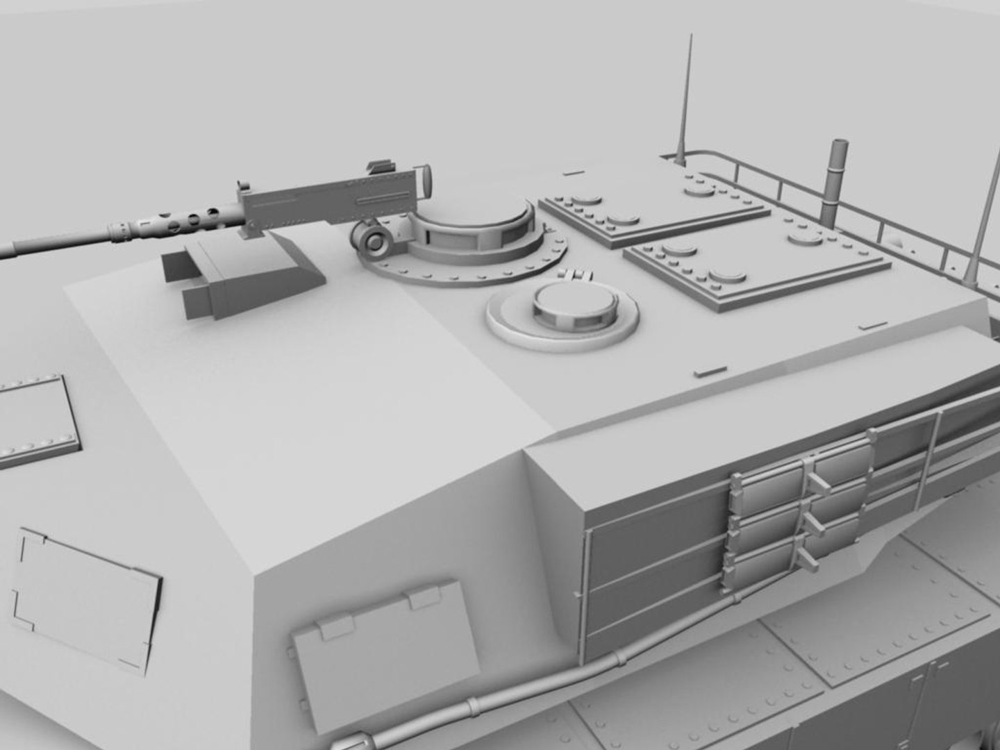 3d Model M1 Abrams Tank