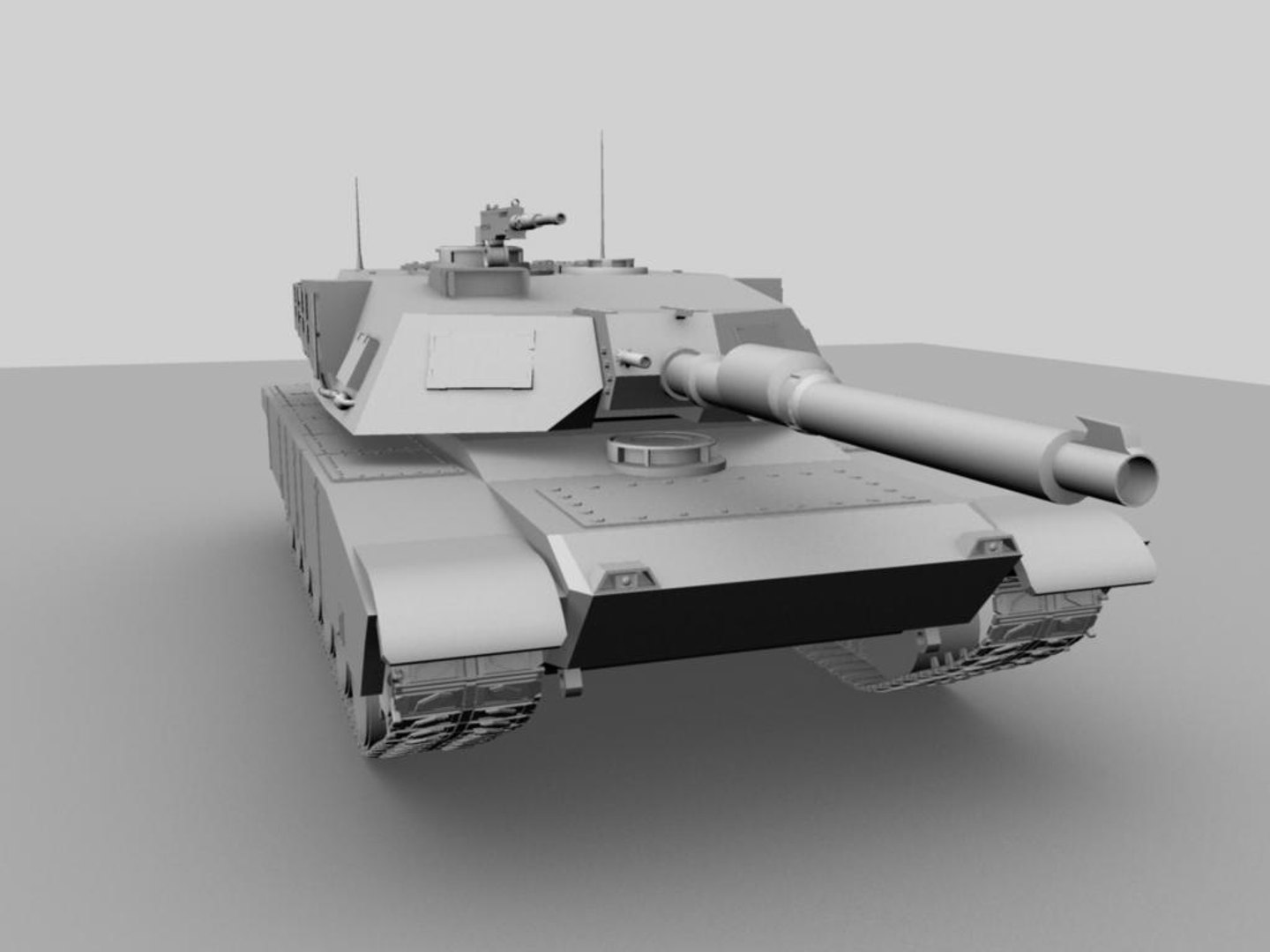3d Model M1 Abrams Tank