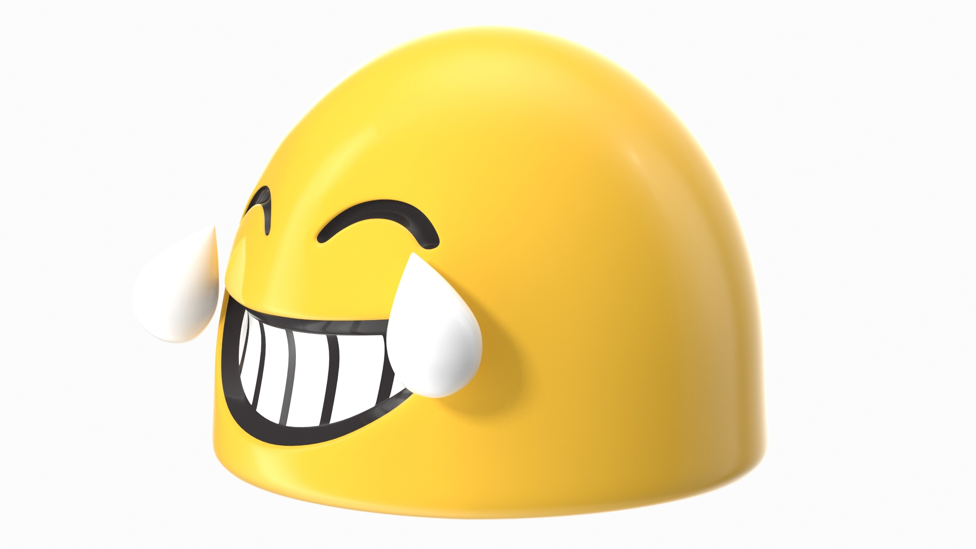 3D Laughing Tears Android Emoji Model - TurboSquid 1823729