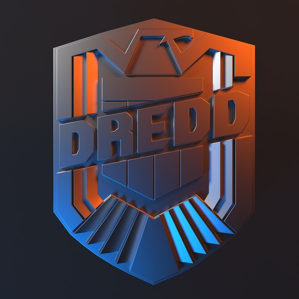 Judge dredd badge 3D model - TurboSquid 1666969