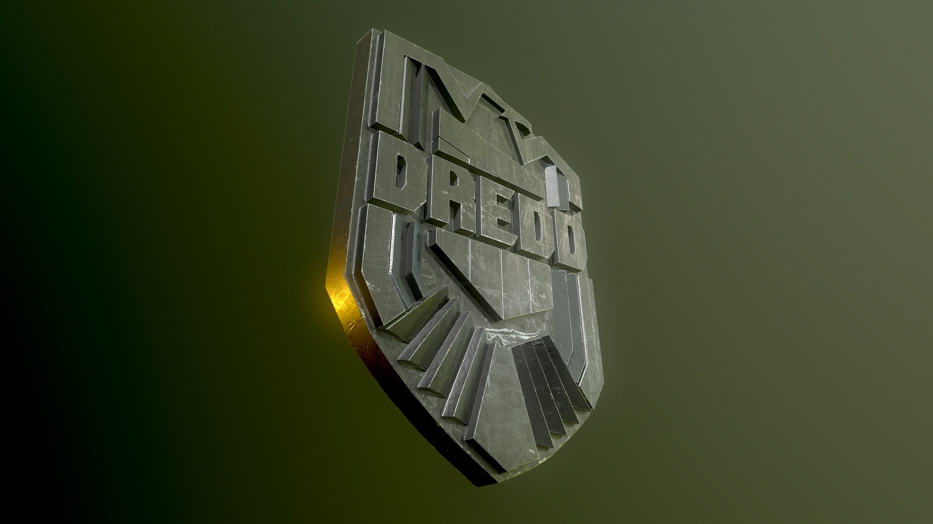 Judge Dredd Badge 3D Model - TurboSquid 1666969