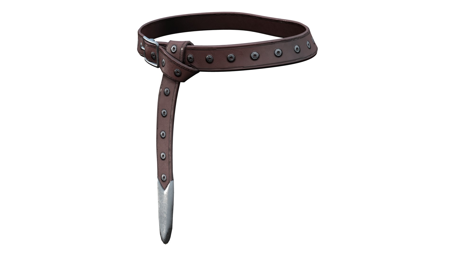 Leather Knot Tie Belt 3D - TurboSquid 1999093